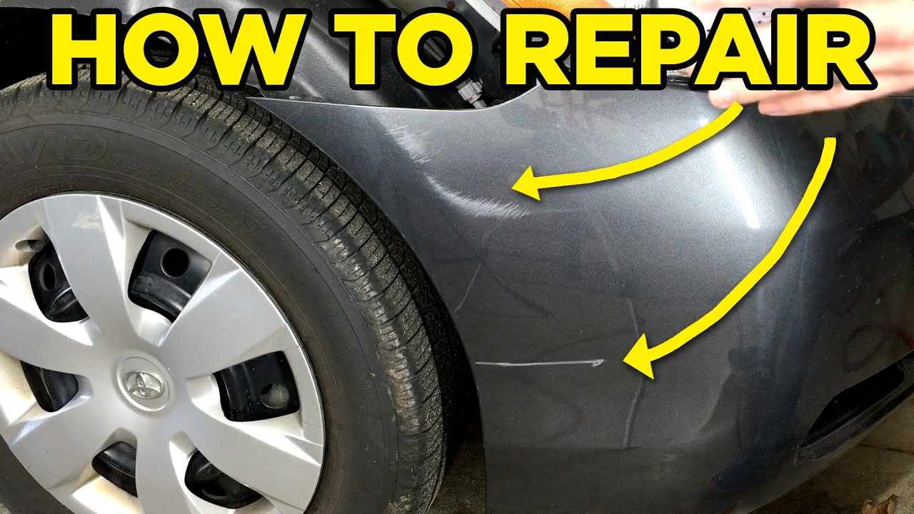 How to: Repair a Scratched Plastic Bumper (in 2 mins) - YouTube