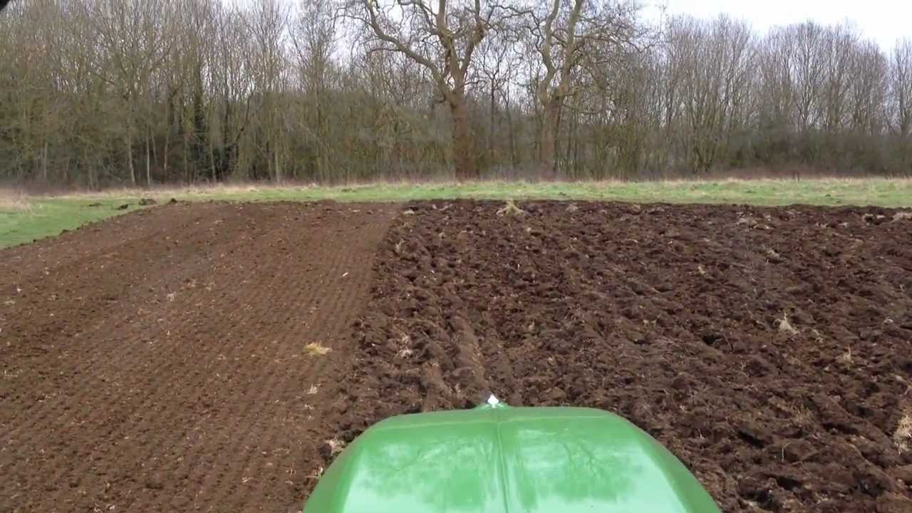 Harrowing Plowed Ground - YouTube