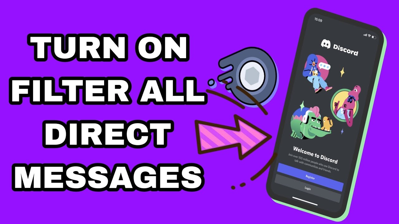 How To Turn On Filter All Direct Messages On Discord App - YouTube