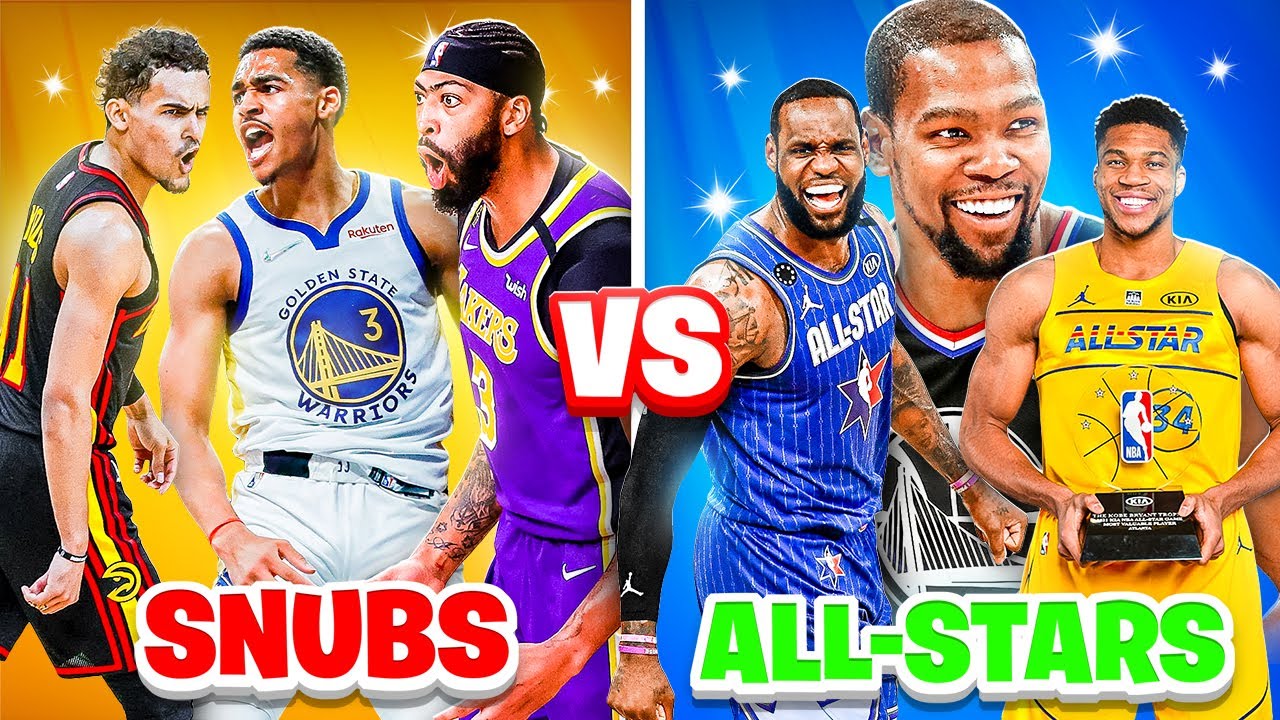 NBA All-Stars vs Snubs 82-0 Challenge! - YouTube