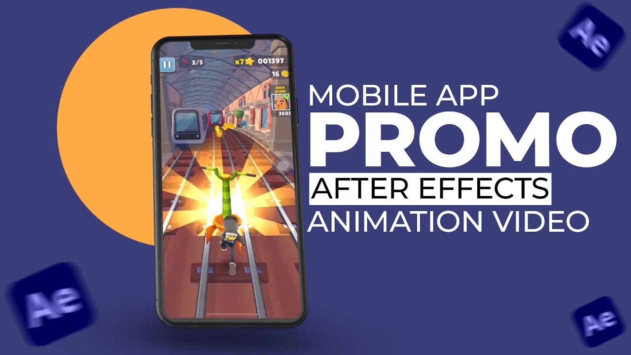 Mobile App Promo Animation in After Effects || GrafiXer Bro # ...