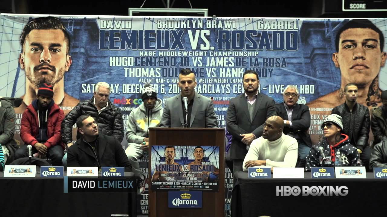 HBO Boxing: Lemieux and Rosado Press Conference - YouTube