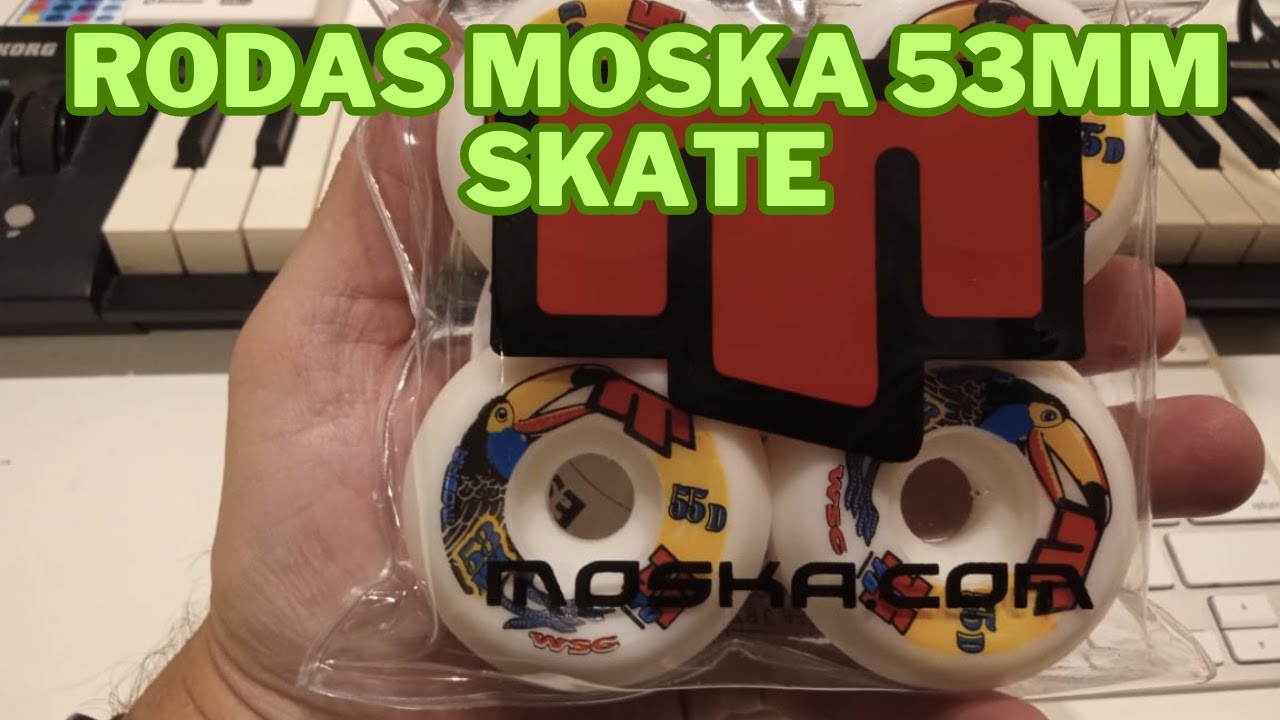 Novas Rodas de Skate MOSKA 53mm Toucan - YouTube