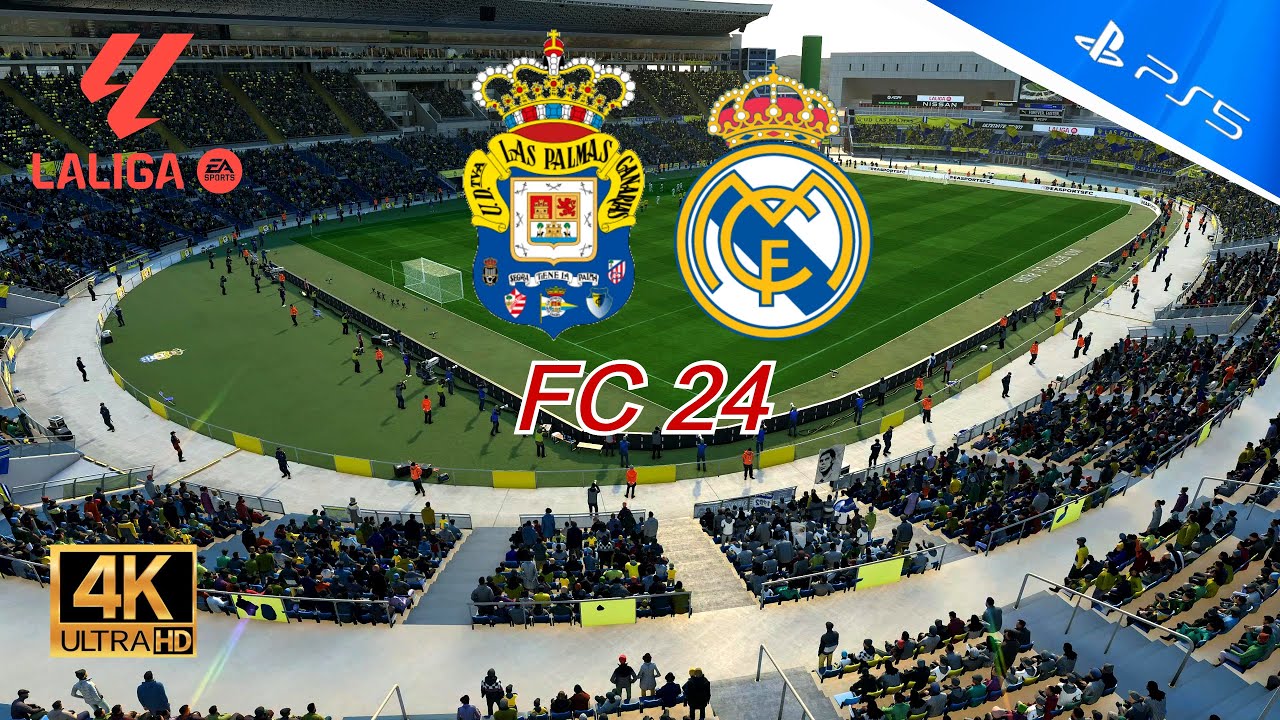 EA FC 24 | PS5™ 4K | UD Las Palmas vs Real Madrid | LaLiga EA Sports | Jornada 22 - YouTube