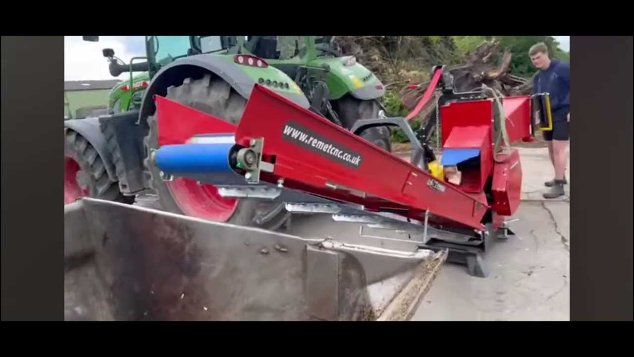 Olly Blogs reviews the REMET cnc RP200 branch logger - YouTube