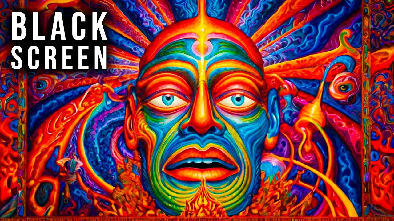 BE CAREFUL! DMT Black Screen Music I Pineal Gland Activation Sleep ...