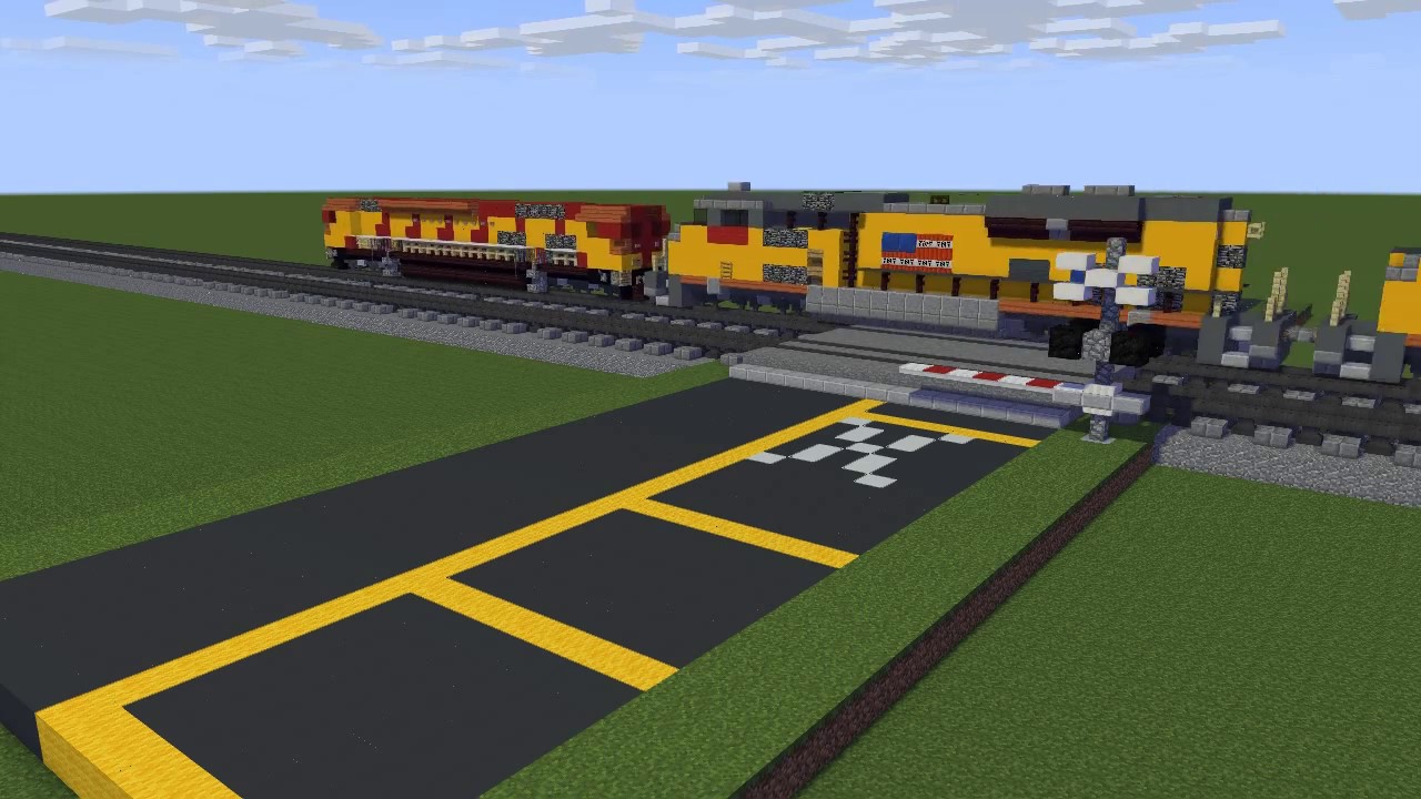 indian railways ge wdg4g test minecraft train animation - YouTube