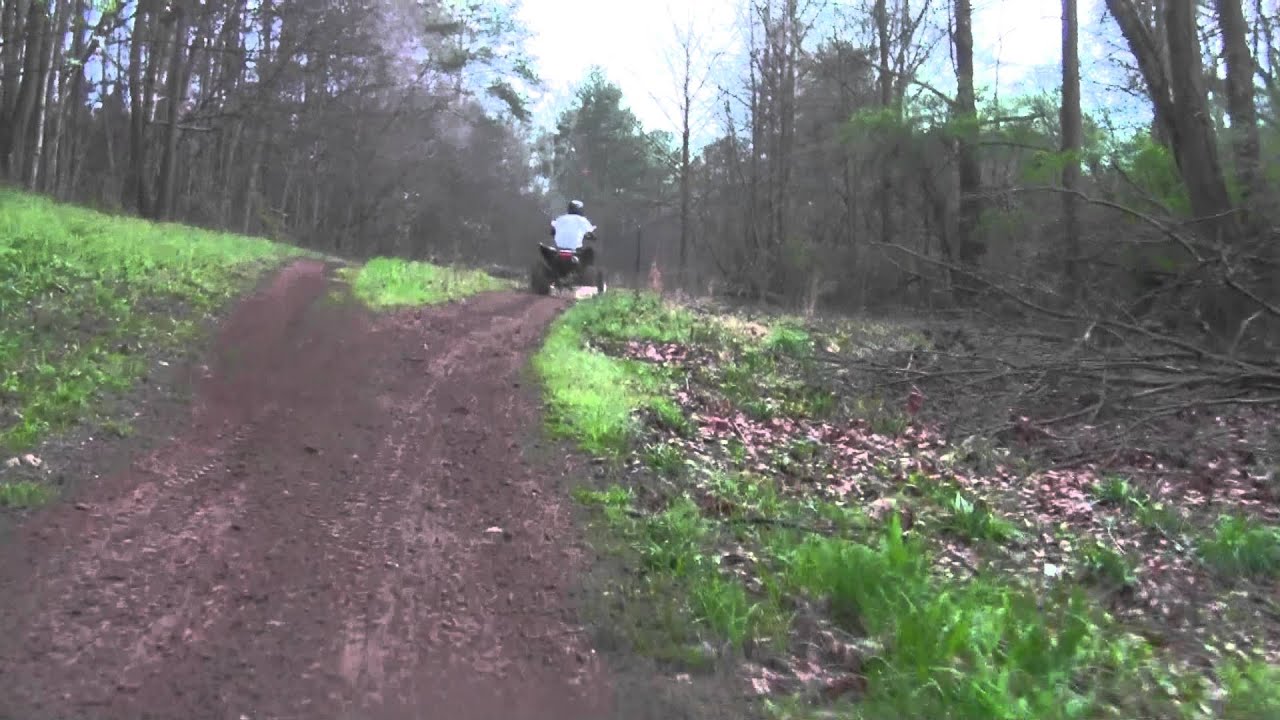 Atv's and Dirt bikes Having fun in the rain Part 2 - YouTube