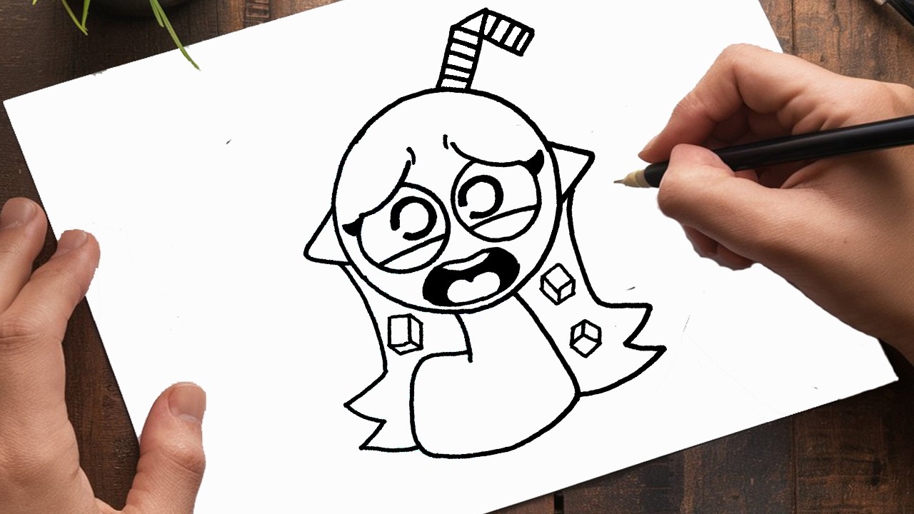 How To Draw Aqua (Incredibox Sprunki OC) | Step-by-Step Animated Drawing Tutorial - YouTube