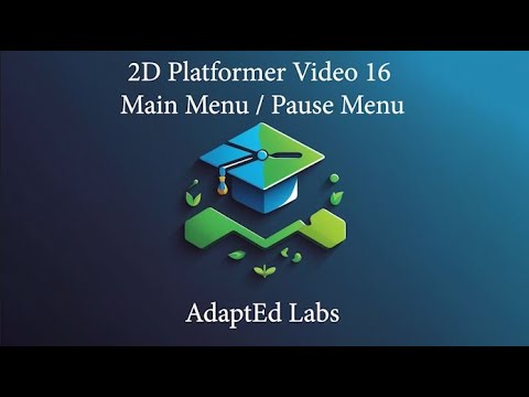Unity 2D Platformer Tutorial Part 16 - Menu System Part 1(Pause Menu, Title Screen) | 2D ...