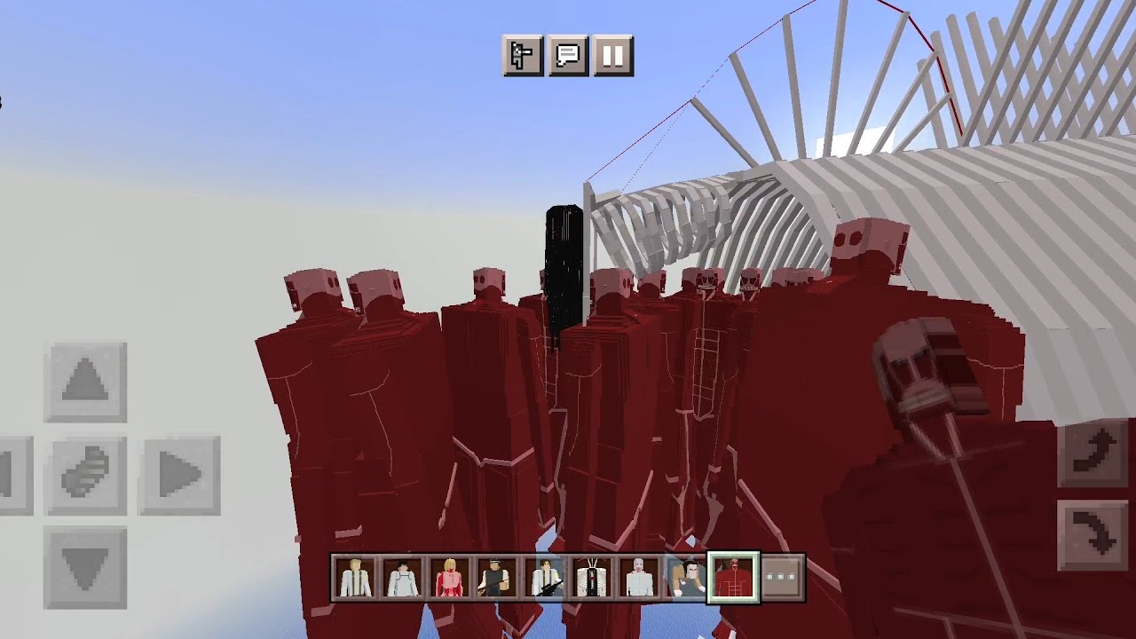 The Rumbling Titan Attack On Titan ADDON War Update in Minecraft - YouTube