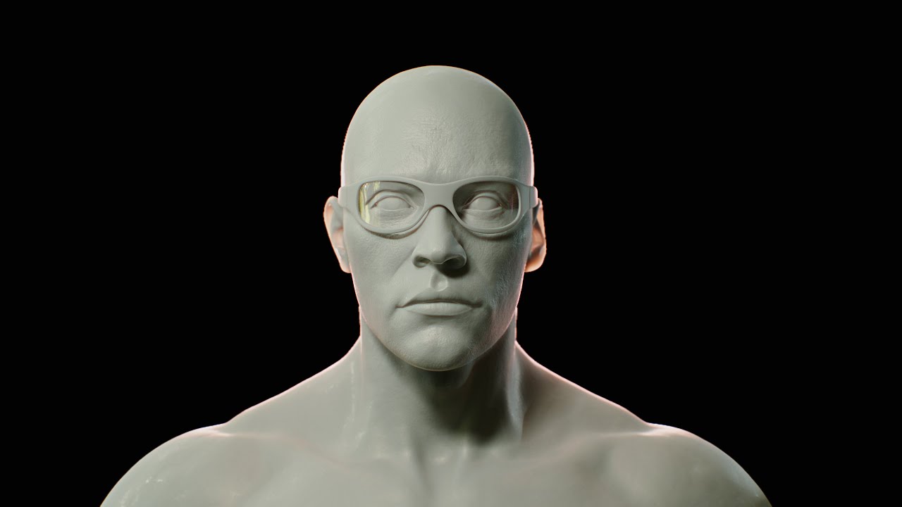 Head Sculpt for a W.I.P Chracter v2 - YouTube