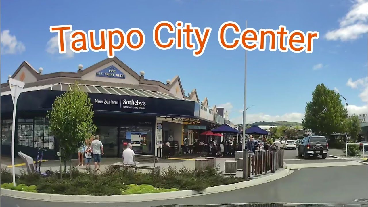 Exploring Taupo's Charm: A Drive Through the City Center - YouTube