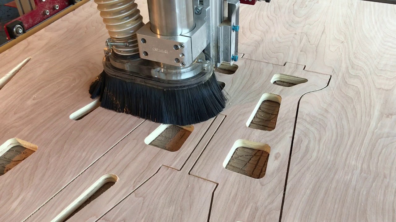 CNC Milling Flat-pack Stools - YouTube