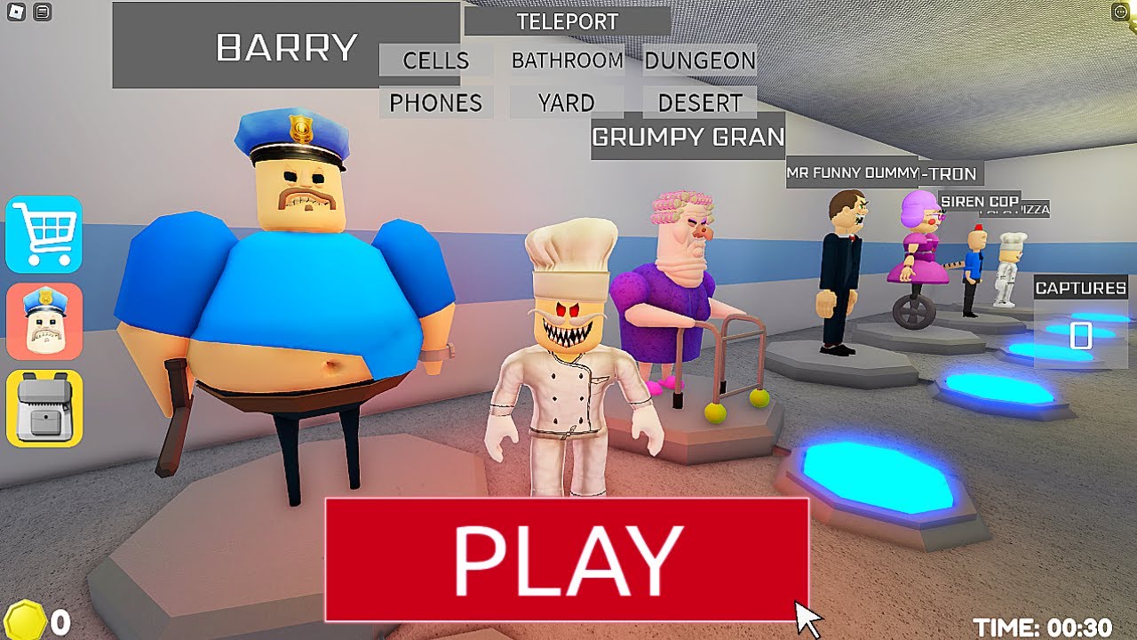 LIVE | PLAYING AS All Barry CHARACTERS And USING ITEMS - [NEW] ROBLOX ...