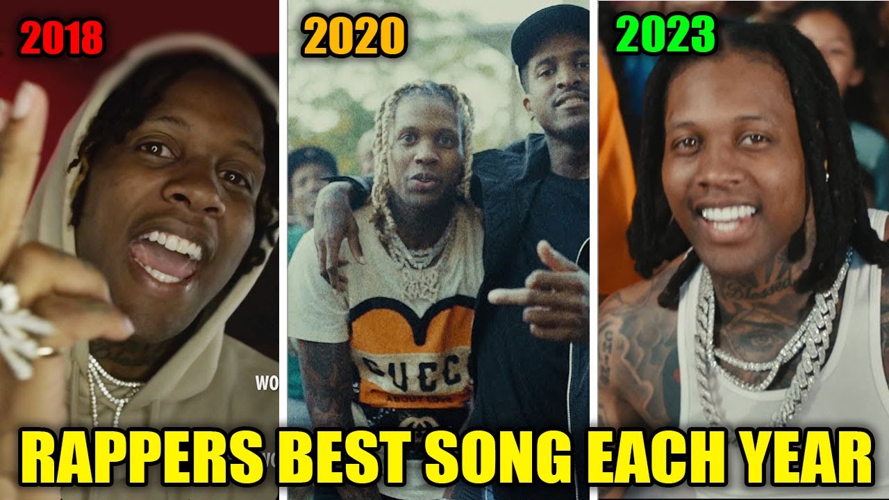 RAPPERS BEST SONG EACH YEAR - YouTube
