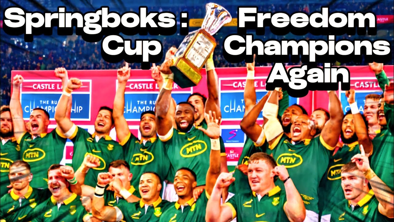 Springboks Victory over the All Blacks to Retain the Freedom Cup #rugby ...
