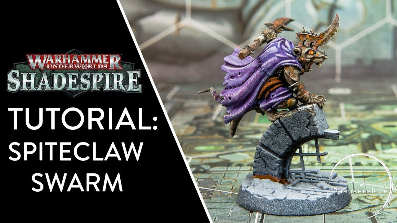 How to paint Spiteclaw's Swarm - Warhammer Shadespire Skavens - YouTube
