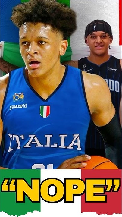 Italy Basketball Feels "Betrayed" by Paolo Banchero Choosing Team USA Over Them!#shorts #nba # ...
