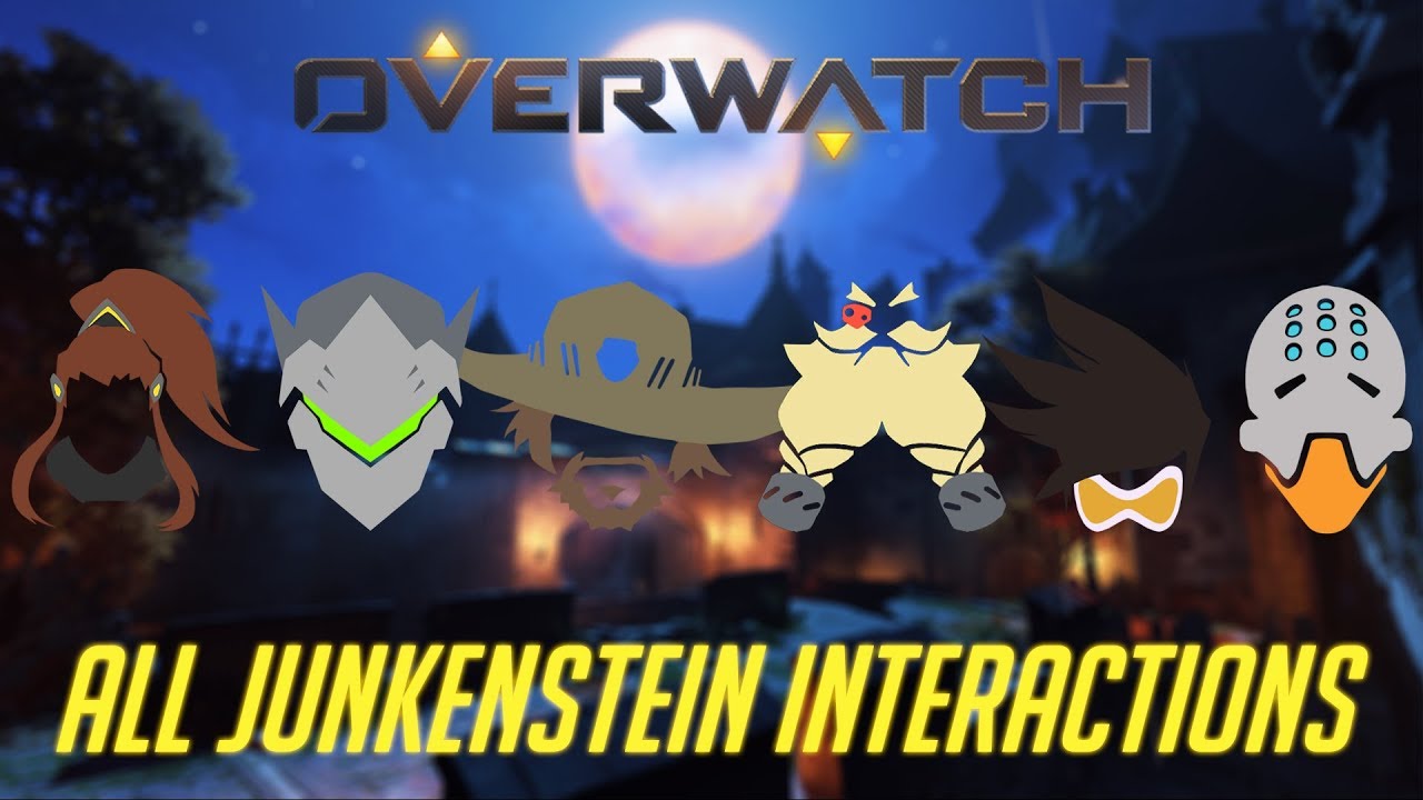 Overwatch - All Junkenstein Interactions [2018 Edition] - YouTube