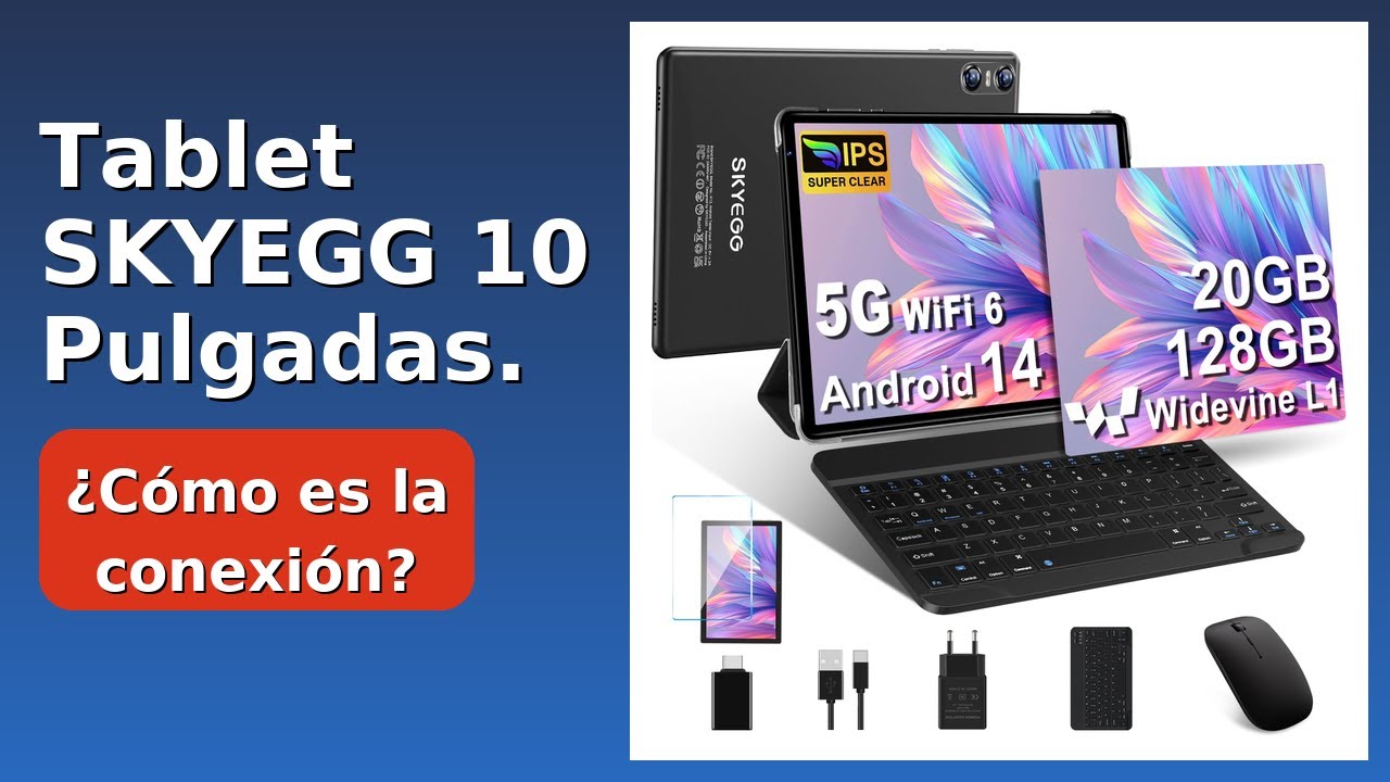 RESEÑA (2025) : Tablet SKYEGG 10 Pulgadas. DETALLES ESENZIALES - YouTube