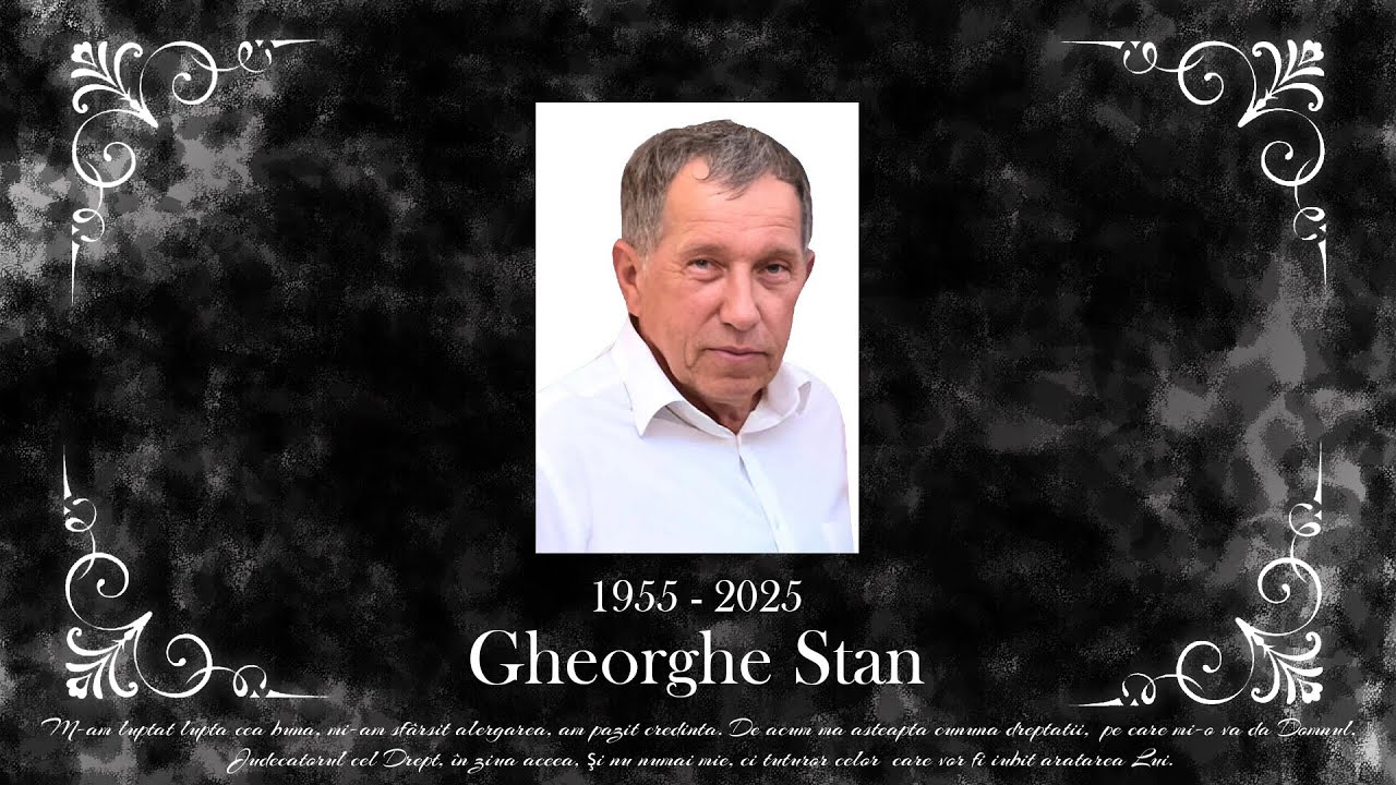 Priveghi I - Stan Gheorghe 1955-2025 - YouTube