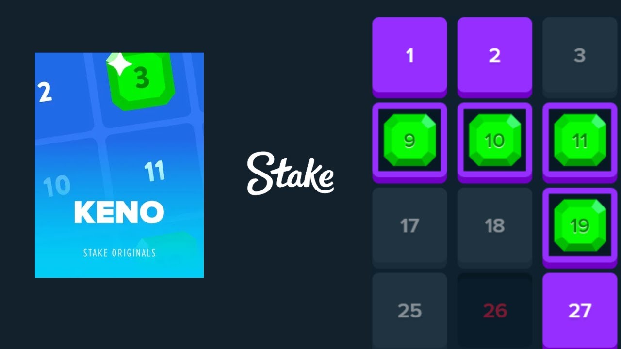 Crazy session on KENO on STAKE - YouTube