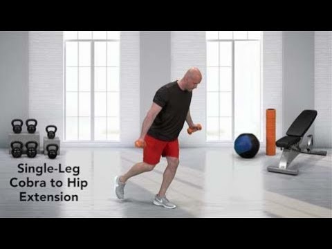 How to do a Single-Leg Cobra to Hip Extension - YouTube