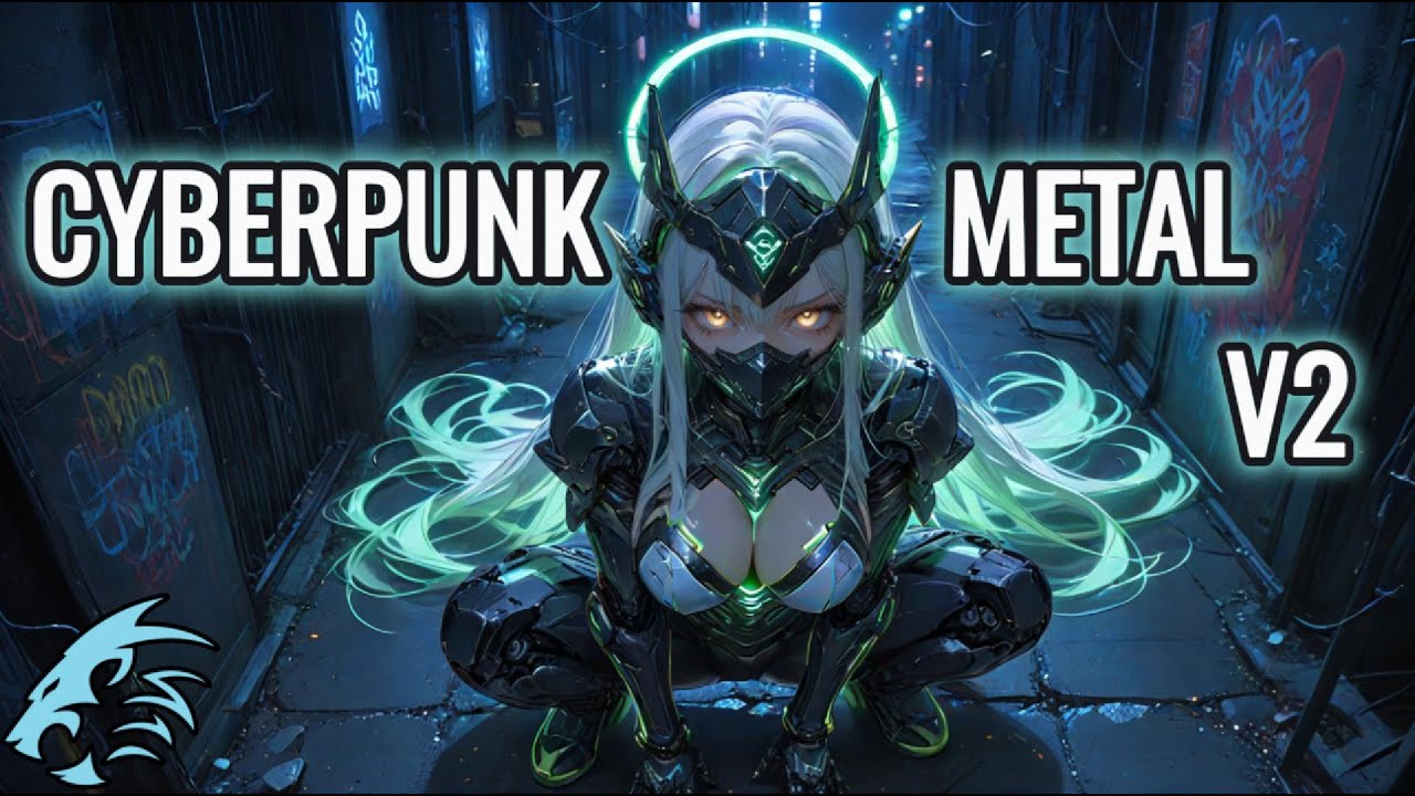 [1 Hour] CYBERPUNK METAL V2 🎸🔥Background Music for Gaming, Streaming ...
