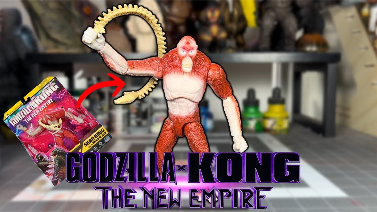 Godzilla X Kong Custom Skar King Figure Playmates! GxK THE NEW EMPIRE ...