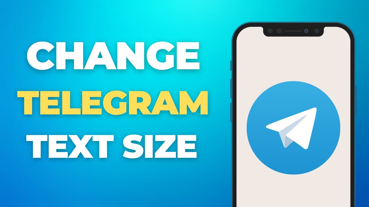 How To Change Text Size on Telegram - Full Tutorial - YouTube