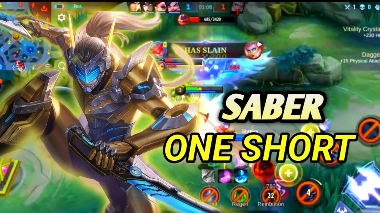 Saber best build 2022 | saber best damage build | saber gameplay ...