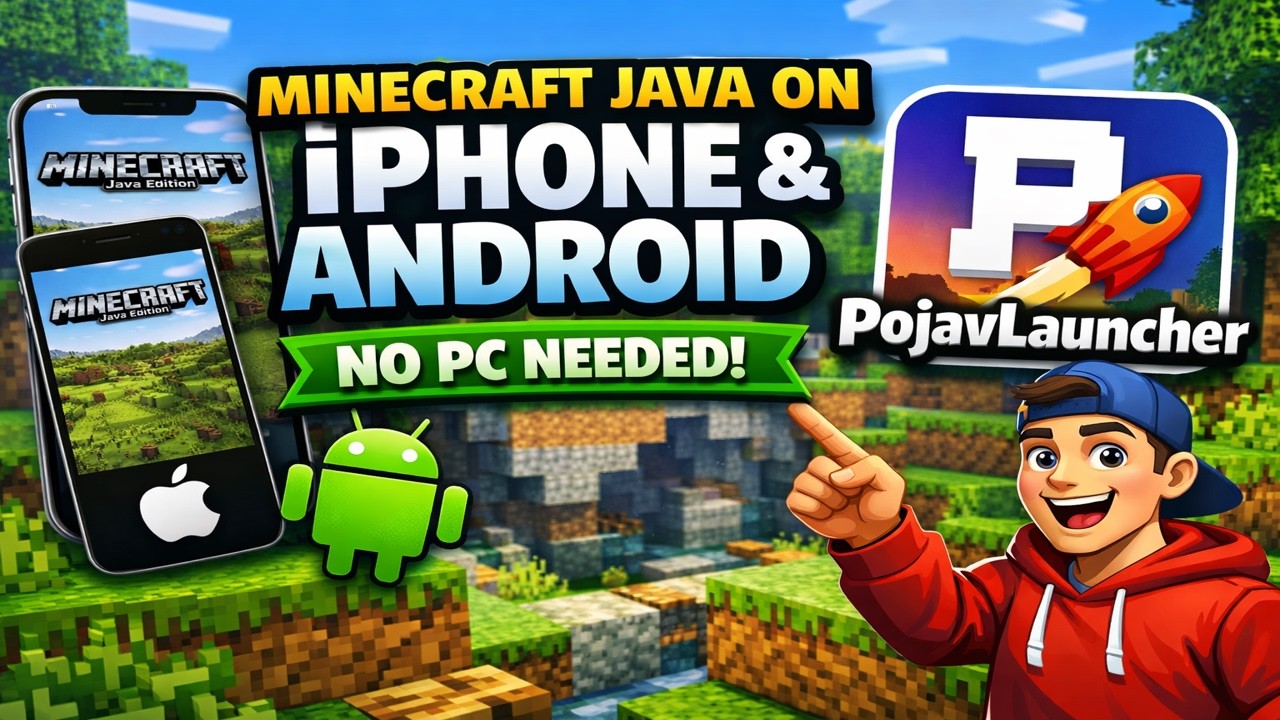 PojavLauncher iOS & Android Tutorial — Minecraft Java on iPhone/iPad NO ...