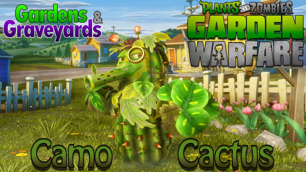 Plants vs. Zombies Garden Warfare - Revisiting The Camo Cactus While ...