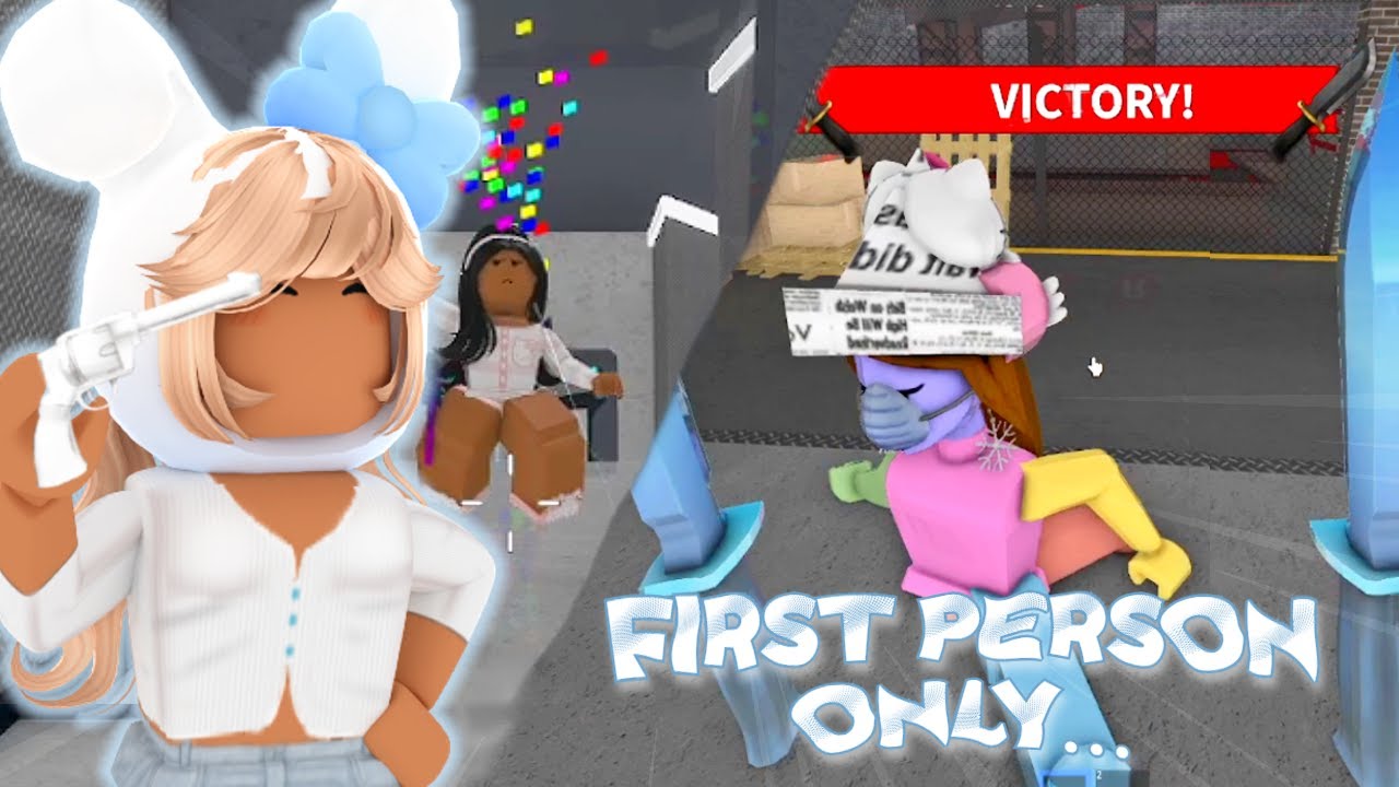PLAYING MM2 in FIRST PERSON ONLY... again (Murder mystery 2) - YouTube