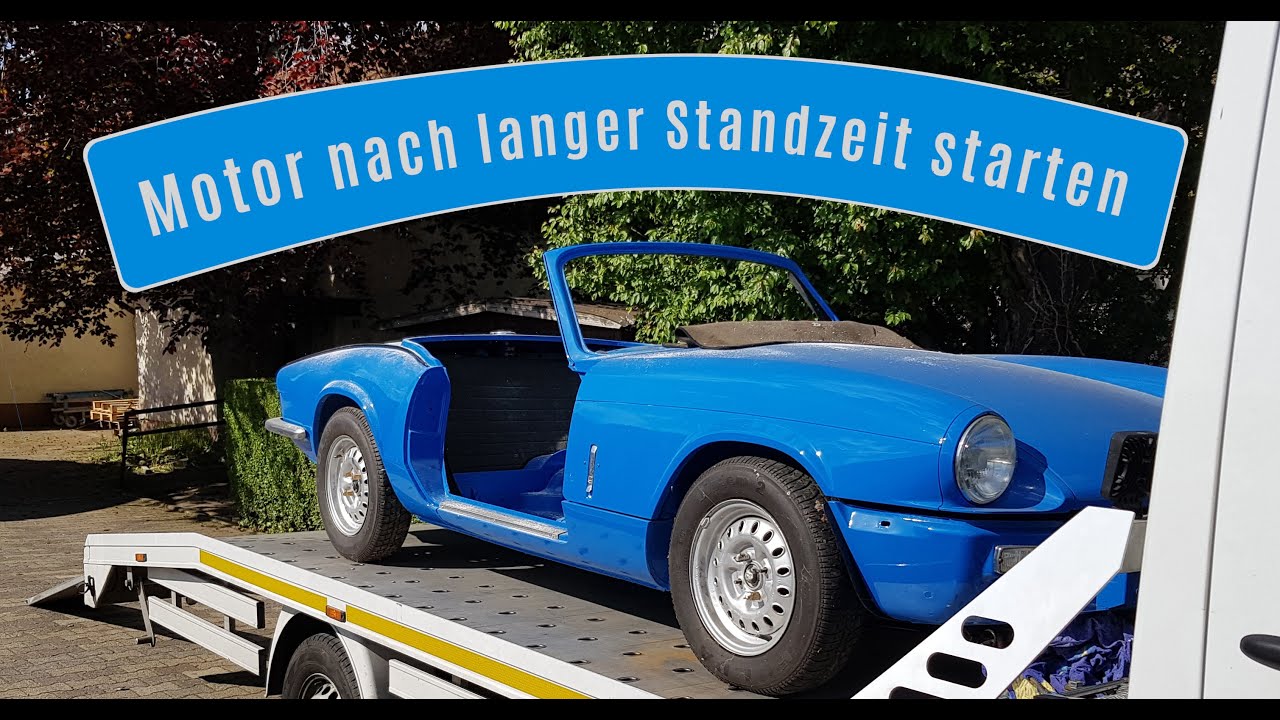 Motor starten nach langer Standzeit. Springt er an? - YouTube