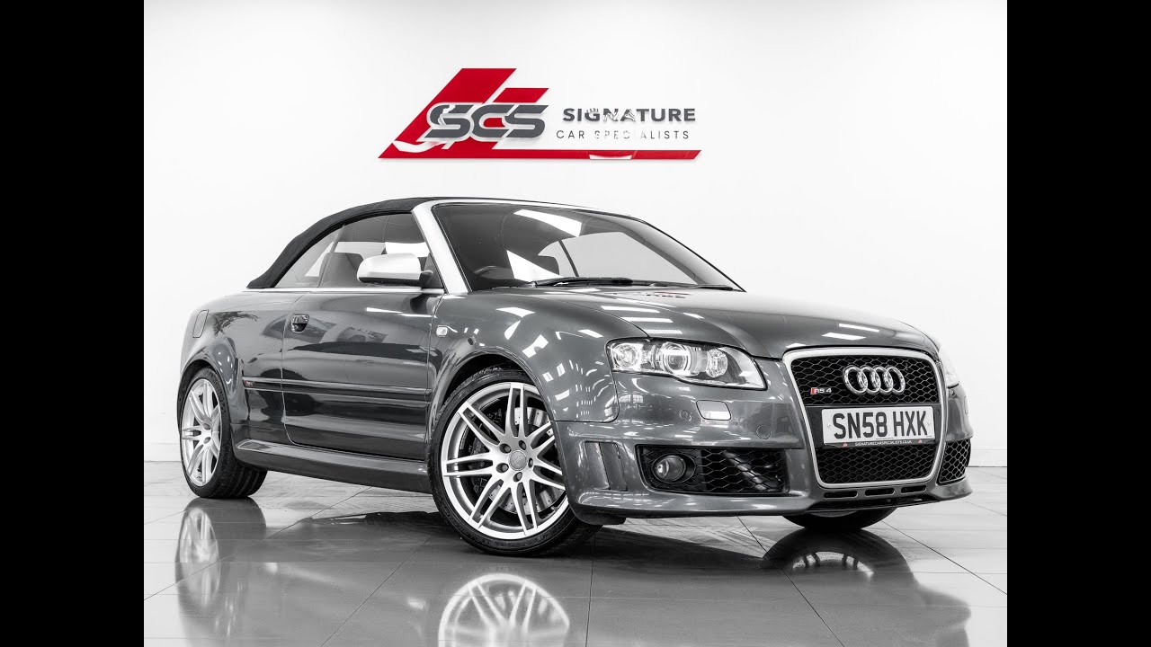 2008-58 Audi RS4 Cabriolet Final Edition 4.2 V8 Quattro Manual 420PS ...