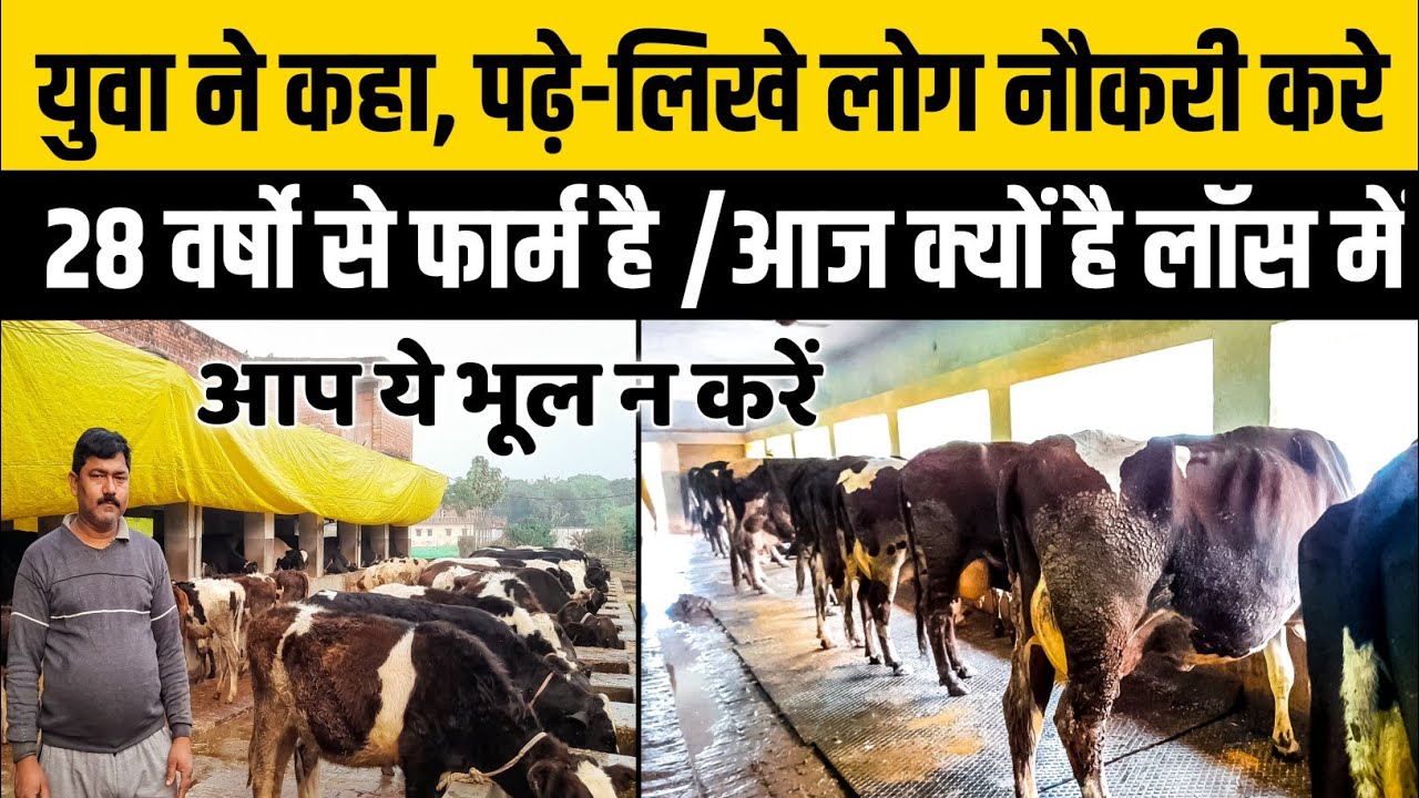 28वर्ष पहले शुरू किए थे डेरी फार्म/dairy farm Varanasi/dairy farm uttar ...