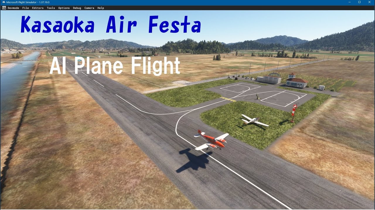 MSFS2020 [Kasaoka AIrfield AI Flight Plan] - YouTube