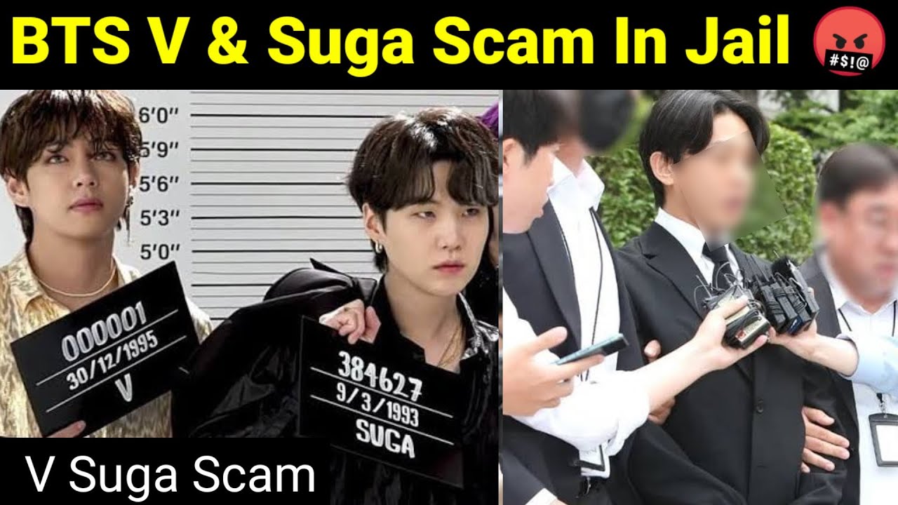 BTS V & Suga Scam In Jail 🤬 | V Suga Jail - YouTube