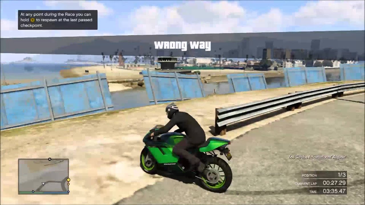 GTA 5 Custom Race 'Akuma Amuck 17' - YouTube