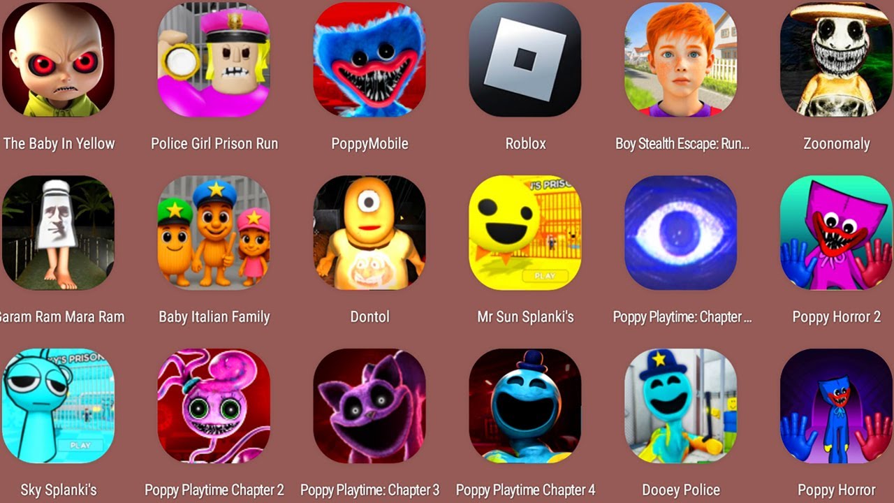 Poppy Playtime Chapter 4 Mobile,Poppy 5,Poppy Playtime 1 2 3,Roblox ...