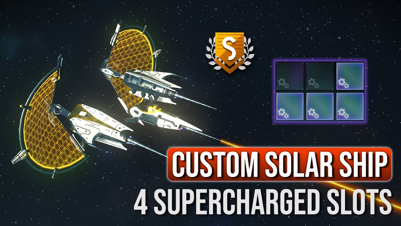 Custom Solar Ship with 4 adjacent Supercharged Slots - No Man's Sky ...