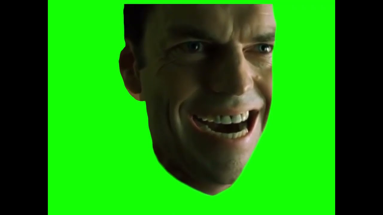 Agent Smith Laughing green Screen Meme - YouTube