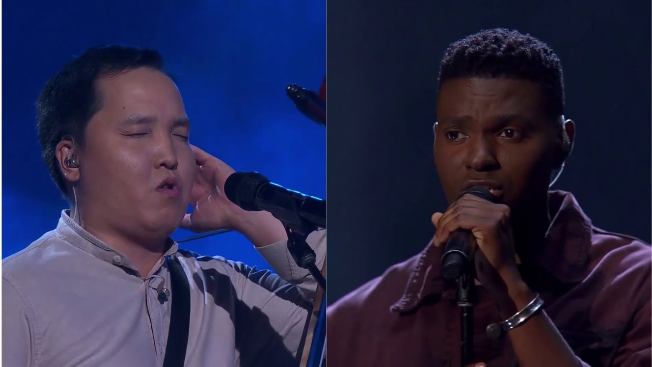 Bukhu Ganburged vs Johnny Manuel - Earth Song | The Voice Australia 9 ...