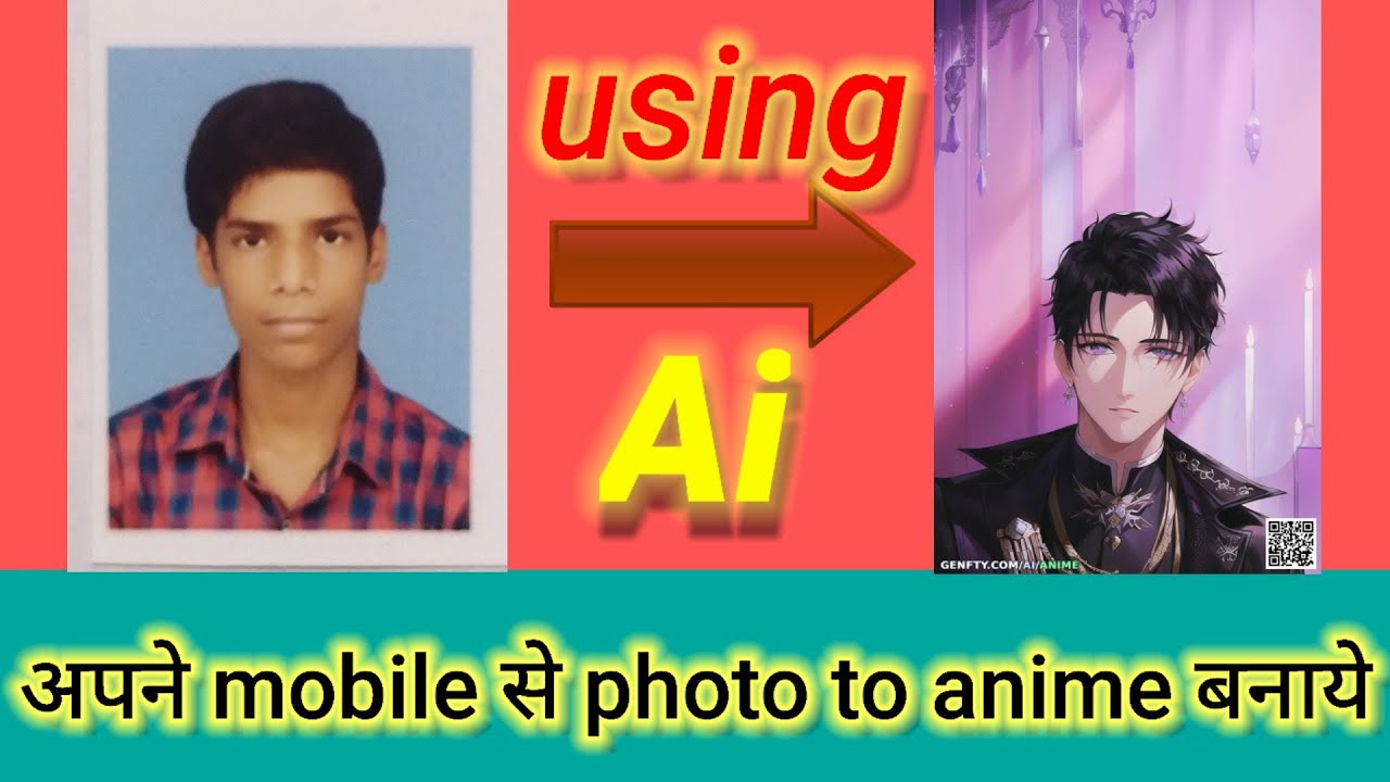 Turn Yourself into an Anime using Ai|you create anime using your phone ...
