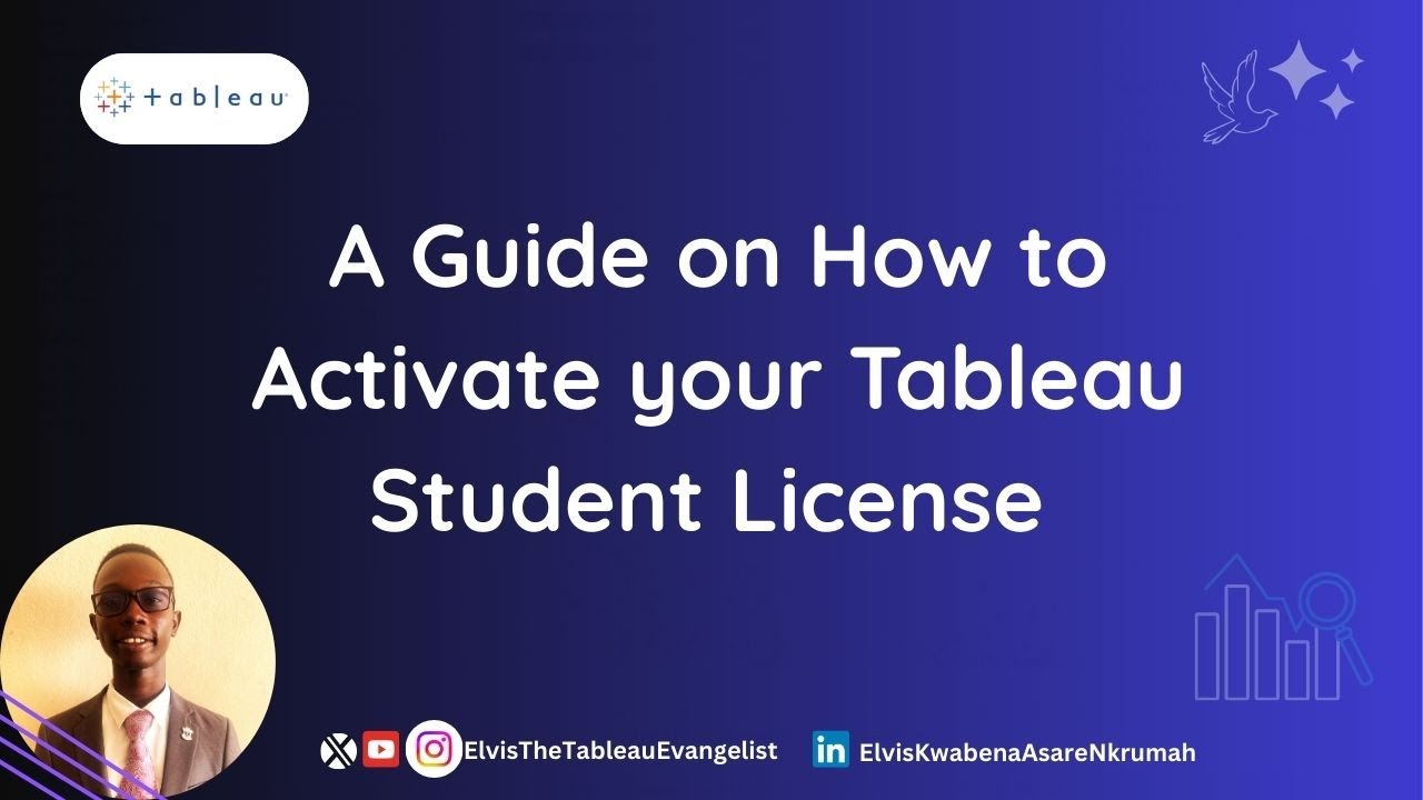 A Guide on How to Activate your Tableau Student License - YouTube