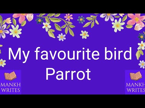 10 lines on My favourite bird Parrot in English | Essay on Parrot - YouTube