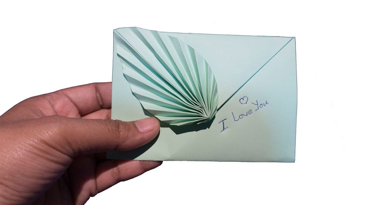 Love Letter Card - Easy DIY Letter Secret Love - Origami Letter Card by ...