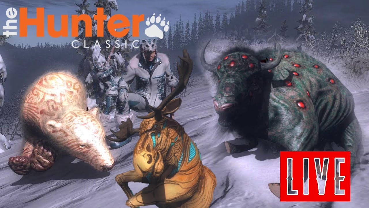🔴LIVE! Let's Hug a Wendigo and get Attacked by Snow Geese in Hunter ...